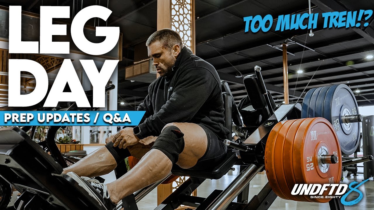 HOW MUCH TREN IS TOO MUCH TREN? LEG DAY, NEW MERCH and PEDs QUESTIONS ...