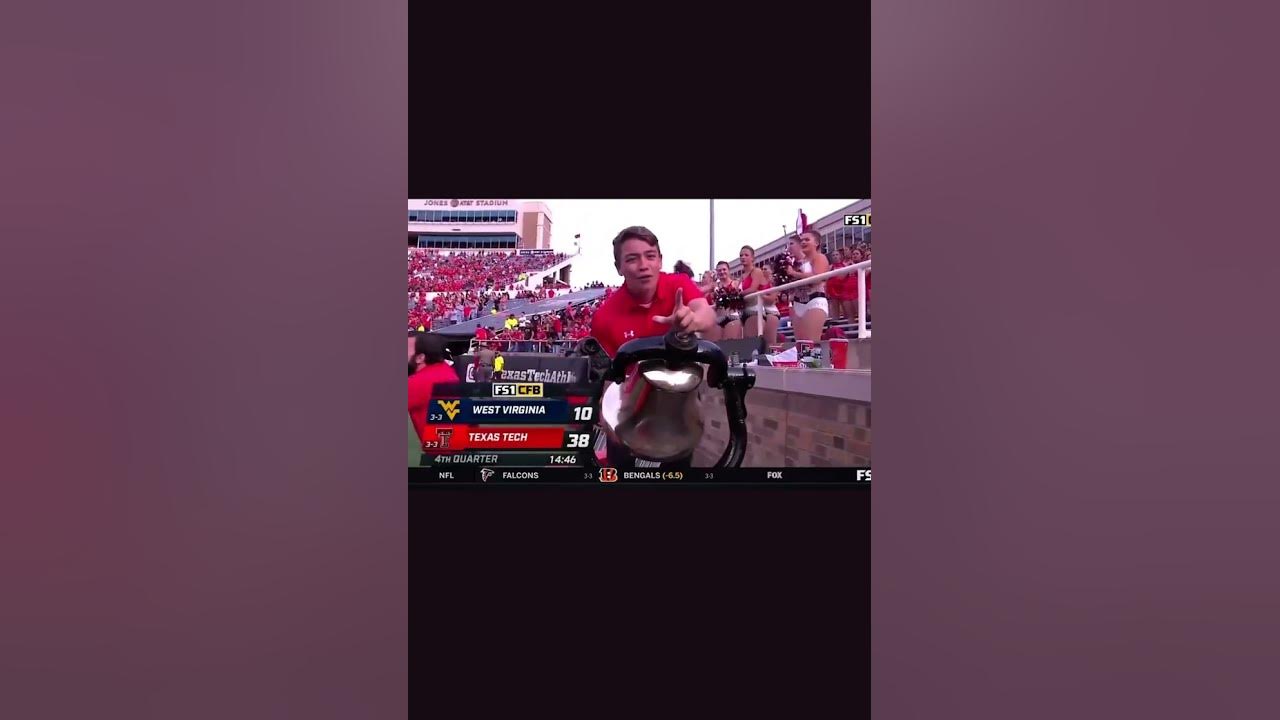 Texas Tech Throwing Tortillas And Disinfecting Bells - YouTube