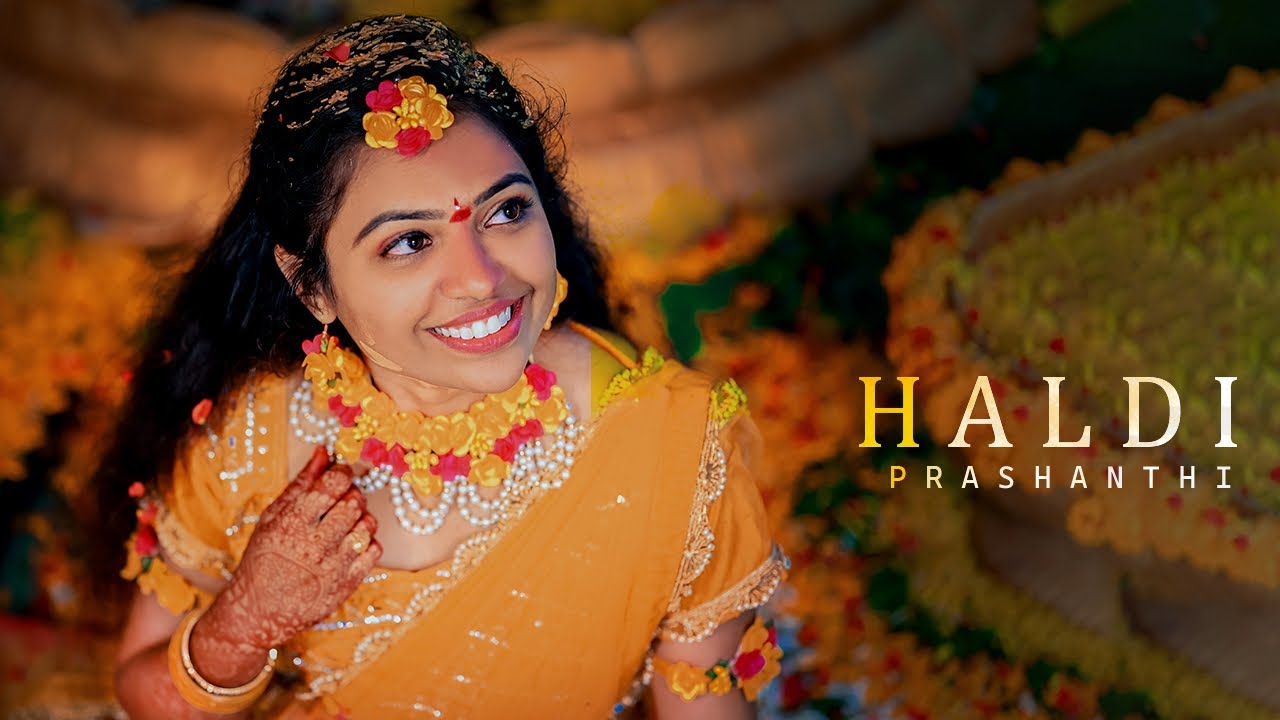 Best Haldi Ceremony | Bride Haldi Moment | AKHIL PHOTOGRAPHY KHAMMAM ...