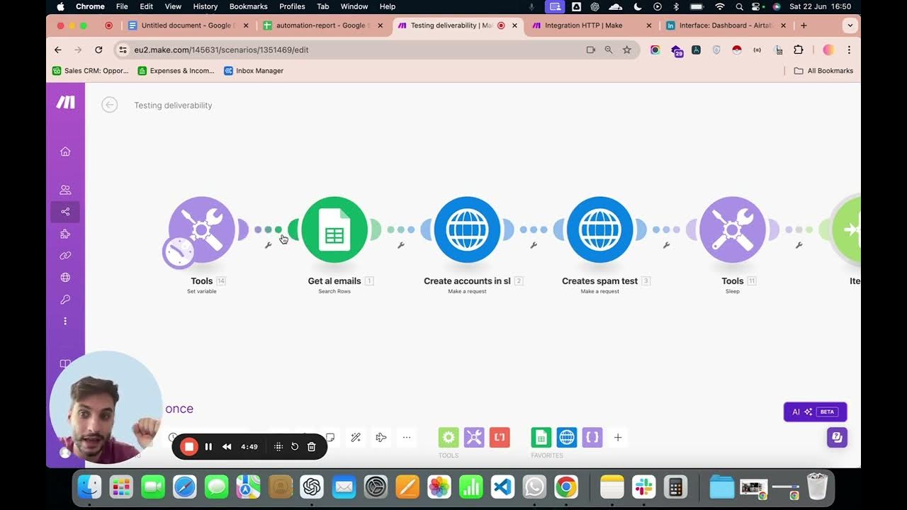 Automate deliverability reporting using Smartlead, Make and Mailreach - YouTube