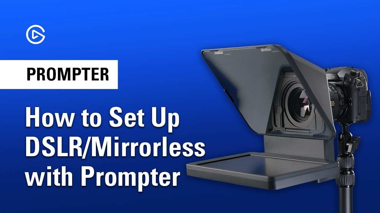 How to Set up a Mirrorless or DSLR Camera With Elgato Prompter - YouTube