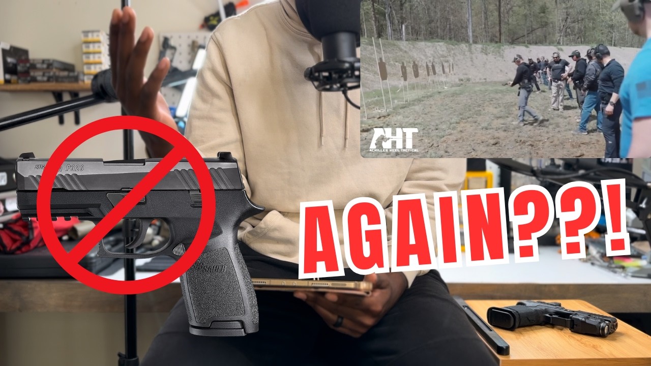 Another Sig P320 Negligent Discharge Caught On Camera. Wow. - YouTube