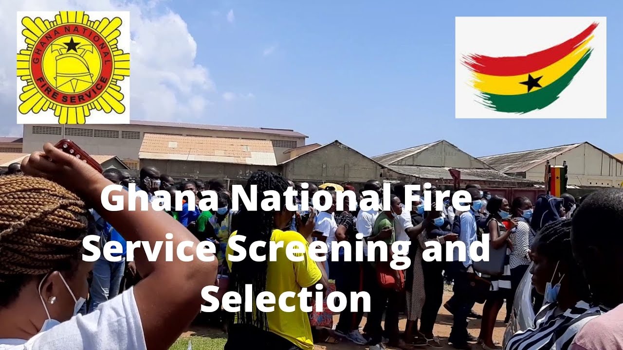 How applicants converged at the Ghana National Fire service Training ...