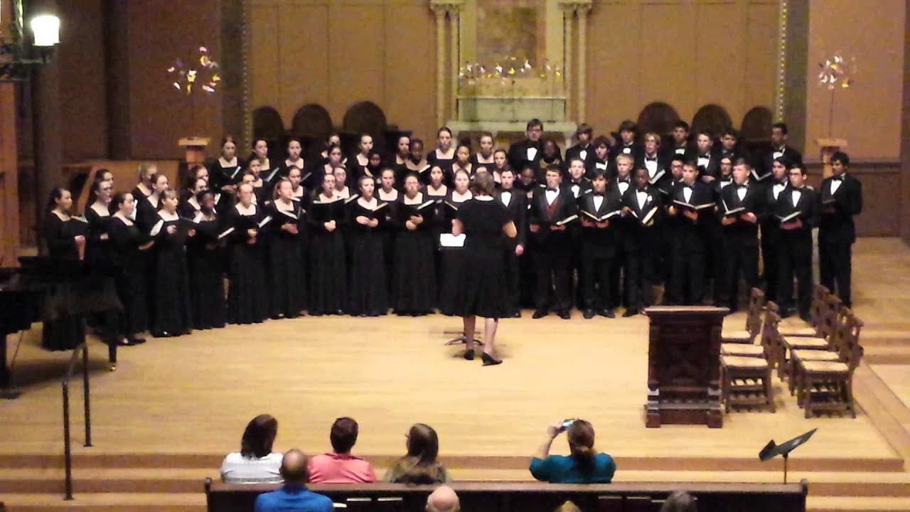 RH Singers sing "That Which Remains" at First Church Cambridge. Boston ...
