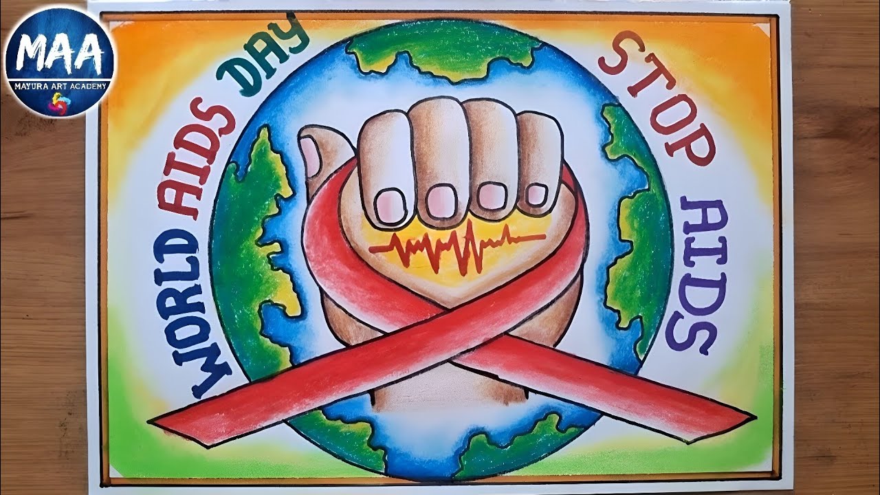 World Aids Day Drawing | World Aids Day Poster Drawing | Aids Day ...