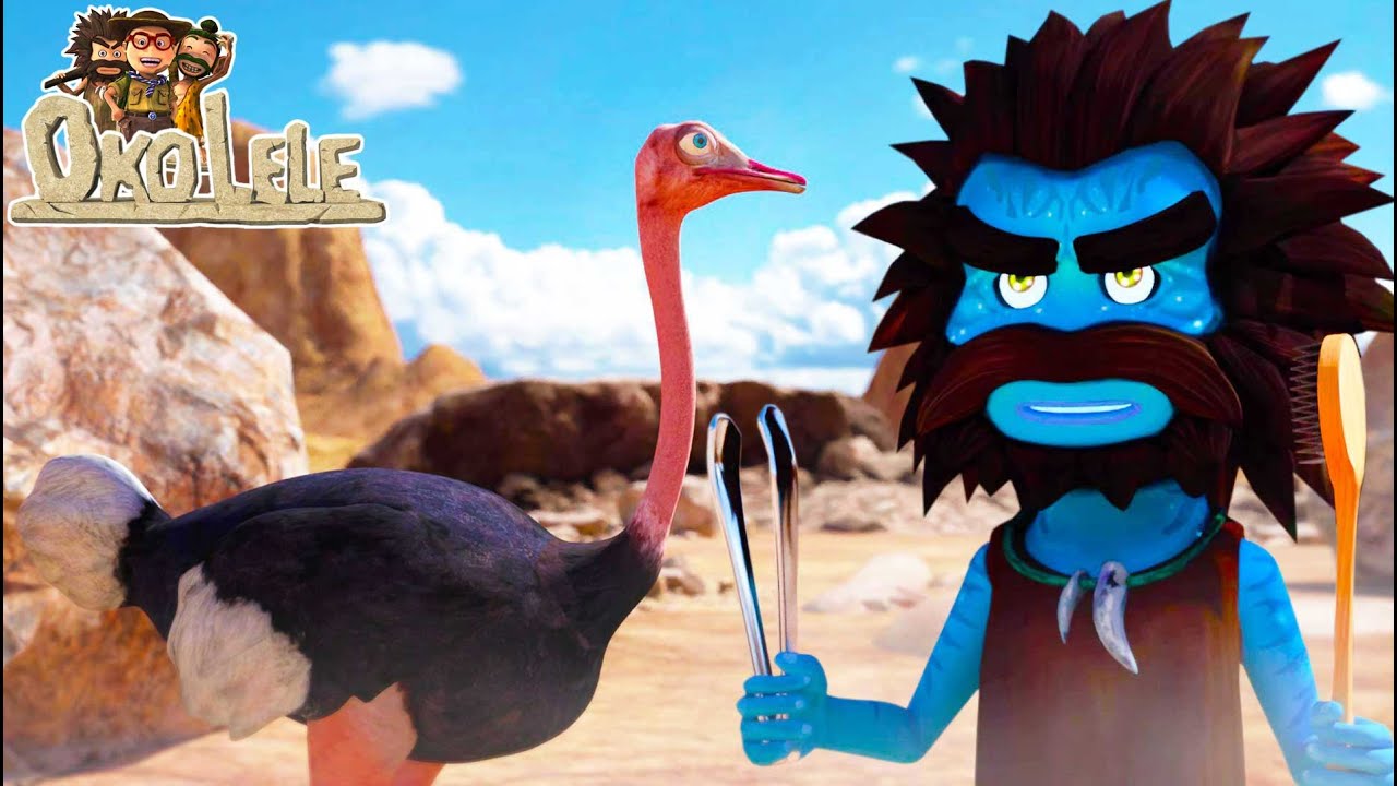 Oko Lele ⭐ Burung Unta Terbang — Episode Spesial 🦃 Film Animasi ⭐ Super ...