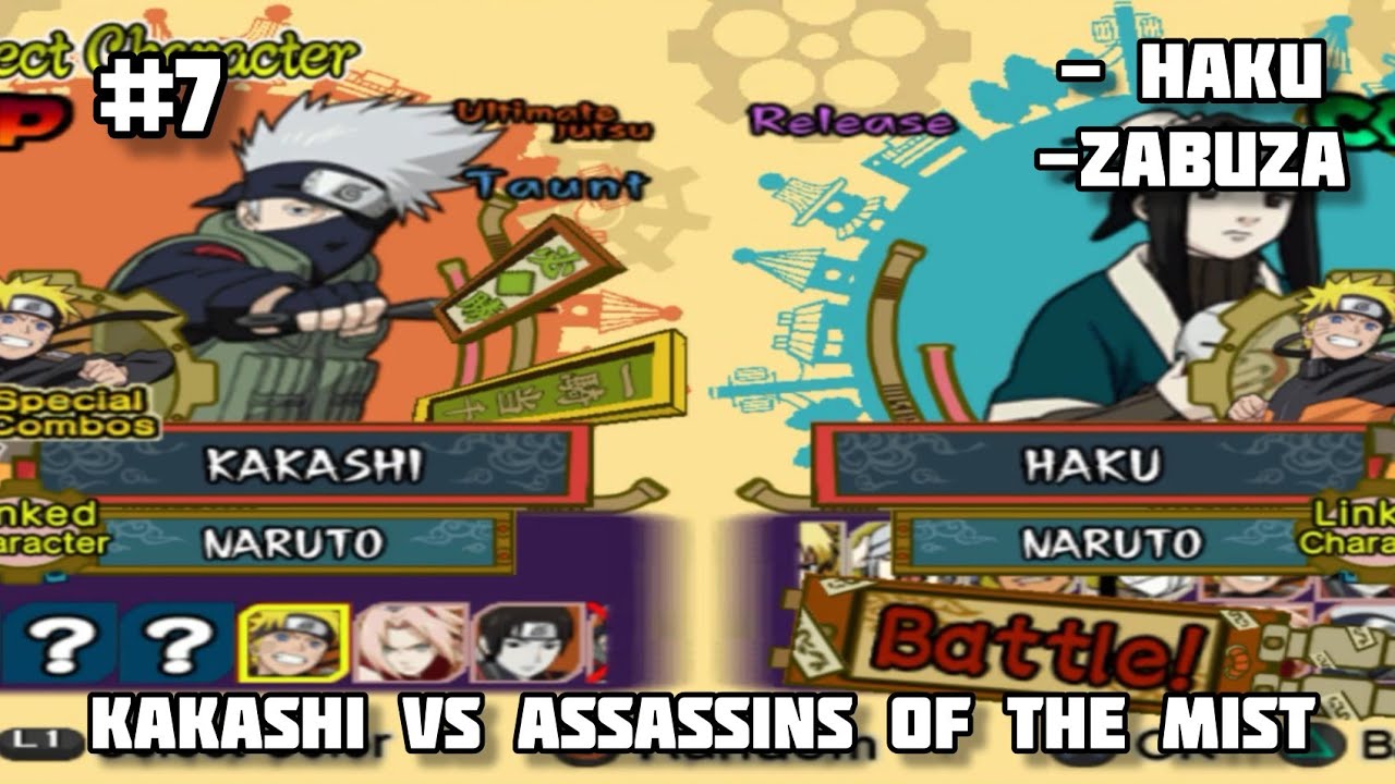 Kakashi VS Assassins of the mist!!! Naruto shippuden ultimate ninja 5 ...