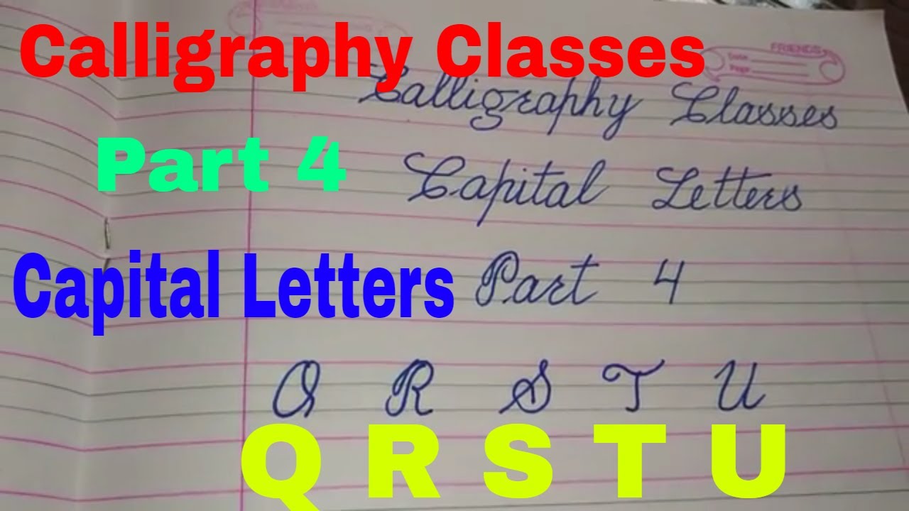Calligraphy Classes | Calligraphy classes for beginners | Calligraphy ...