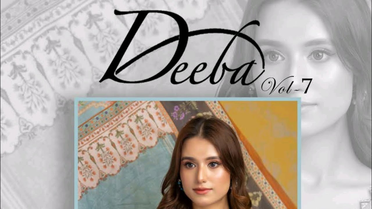 DEEBA LUXURY DIGITAL PRINTED LAWN COLLECTION VOL 7 BY SHARIQ TEXTILE ...
