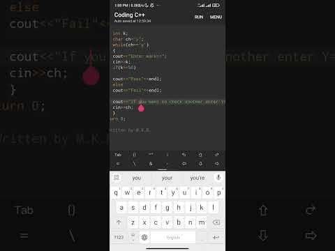 Lecture#11.1 Use of while loop.Enter marks of the students and tell ...