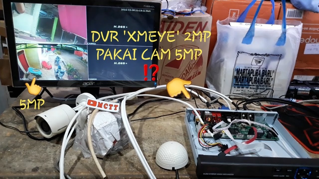 DVR XMEYE 2MP BISA PAKAI CCTV 5MP ? - YouTube