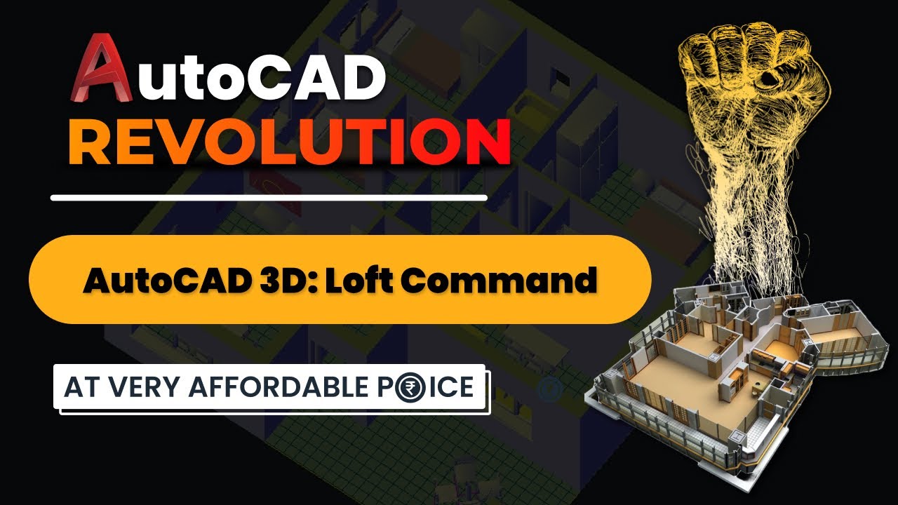 AutoCAD 3D: Loft Command || ऑटोकैड 3डी: लॉफ्ट कमांड - YouTube