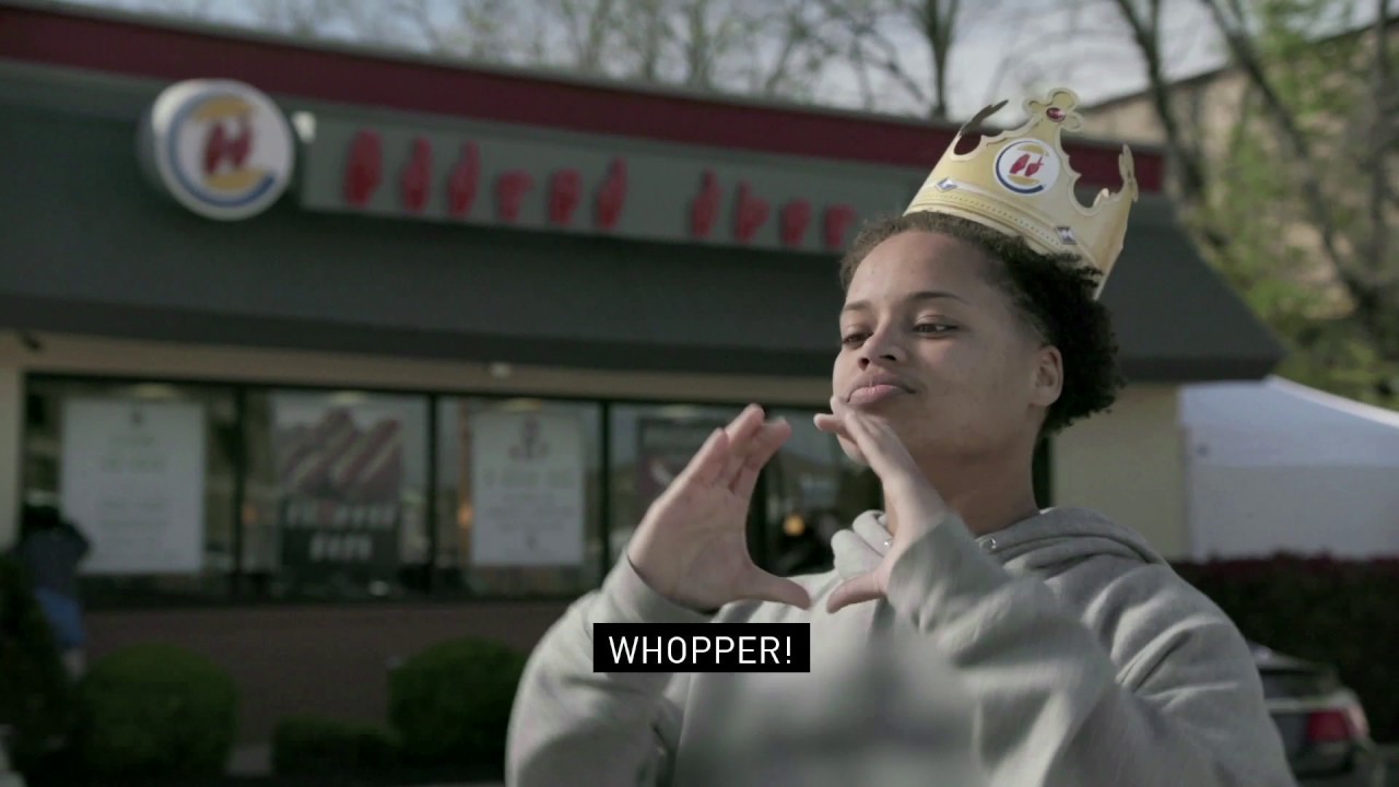 Whopper Sign I Burger King - YouTube