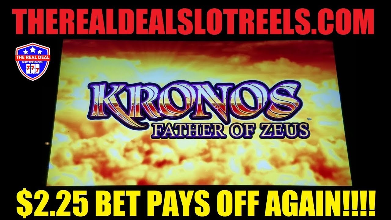 ⚡KRONOS⚡FATHER OF ZEUS COMES THROUGH AGAIN! THE REAL DEAL SLOT REELS ...