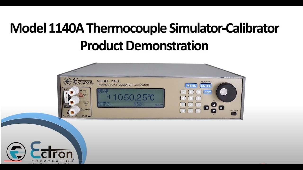 Ectron Corporation: Model 1140A Thermocouple Simulator-Calibrator ...