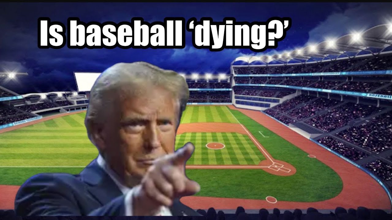 President Trump says baseball is "dying" - YouTube