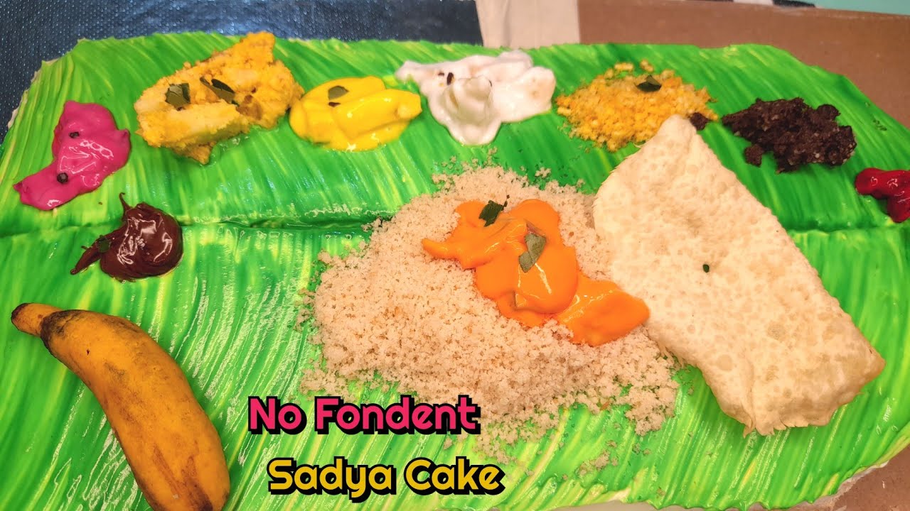ഓണ സദ്യ കേക്ക് ആയാലോ |സംഭവം നല്ല എളുപ്പം ആണേ |Onam Special Cake |Sadya ...