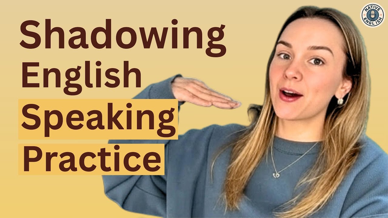 Practice Shadowing with Me! | Advanced English speaking Practice - YouTube