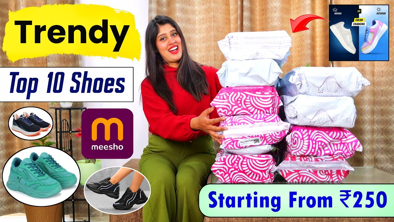 Meesho Shoes Haul 😍 Starting from ₹250 | Best Sports Shoes From Meesho ...