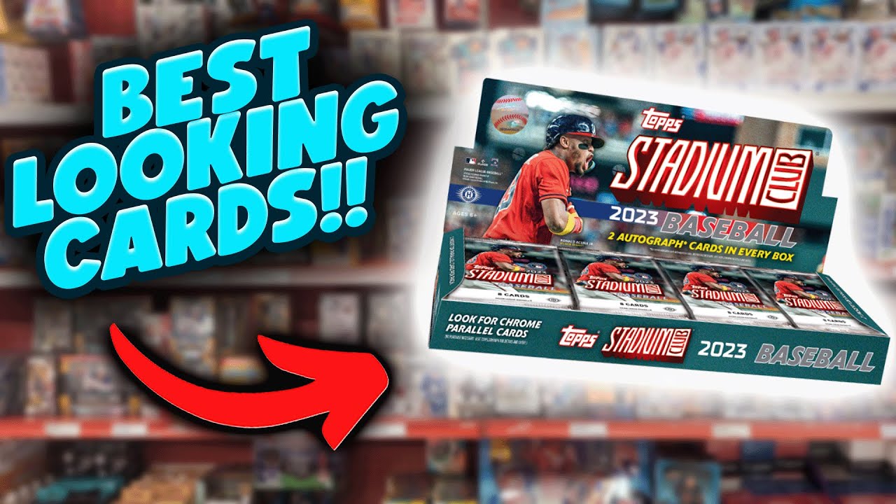 BEST LOOKING CARDS OF THE YEAR!! STADIUM CLUB 2023! Sports Card Hunting ...