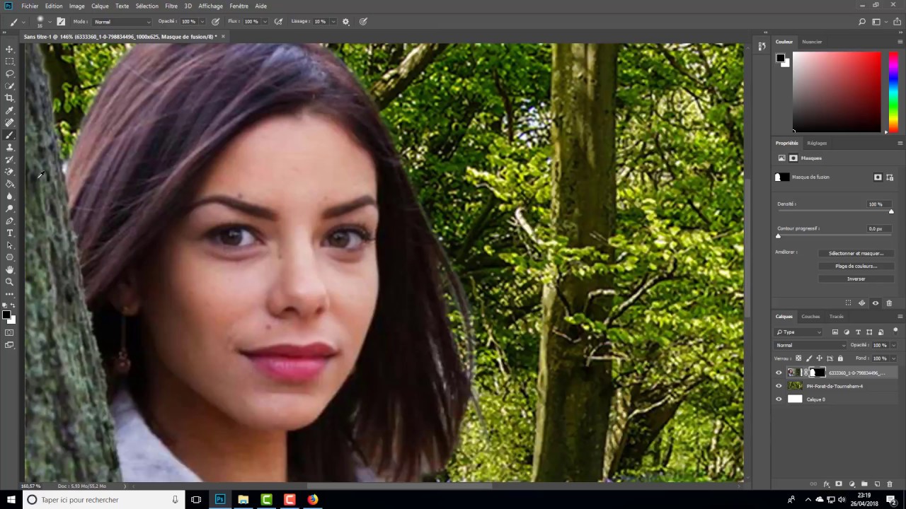 Photoshop Cours 4: Détourage et importation d'une image - YouTube