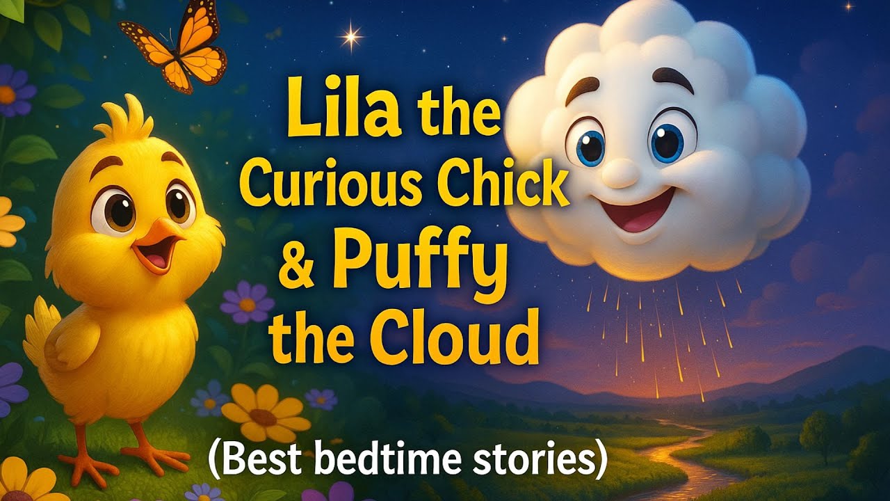 Lila the Curious Chick & Puffy the Cloud | Bedtime Stories for Kids ...