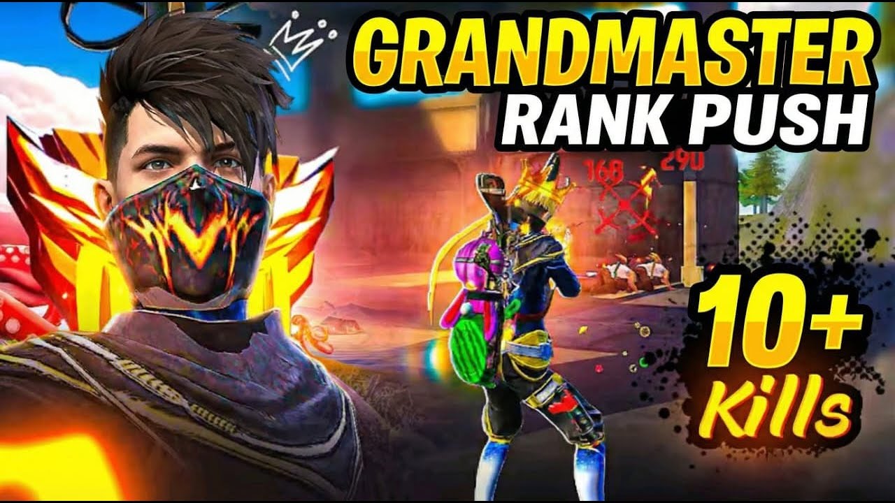 GRANDMASTER Full Map Rush 🔥 10+ Kills | Epic Solo Gameplay | Free Fire ...