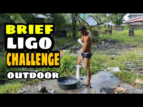 OUTDOOR BATH CHALLENGE | #ligochallenge #briefonly