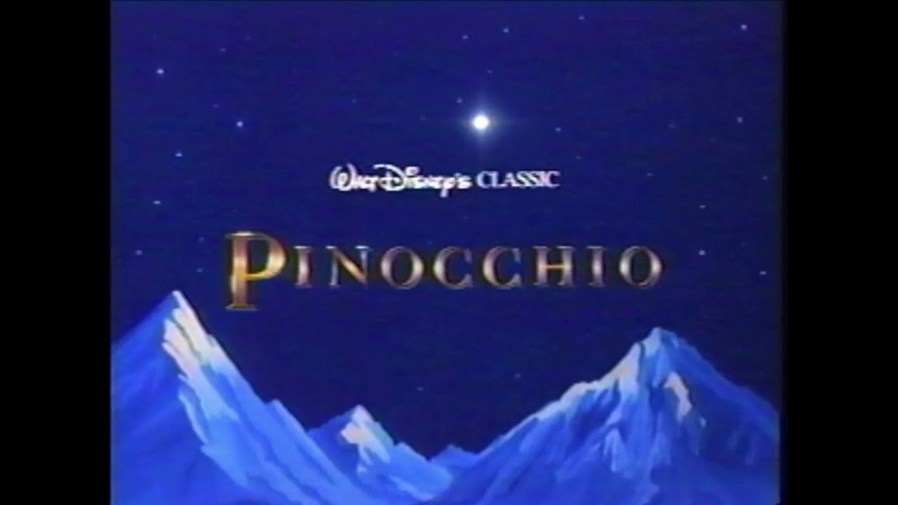 Pinocchio - 1993 VHS Trailer - YouTube