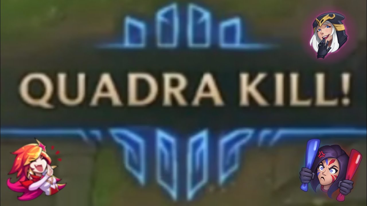 Quadra kill is the new Penta kill - YouTube