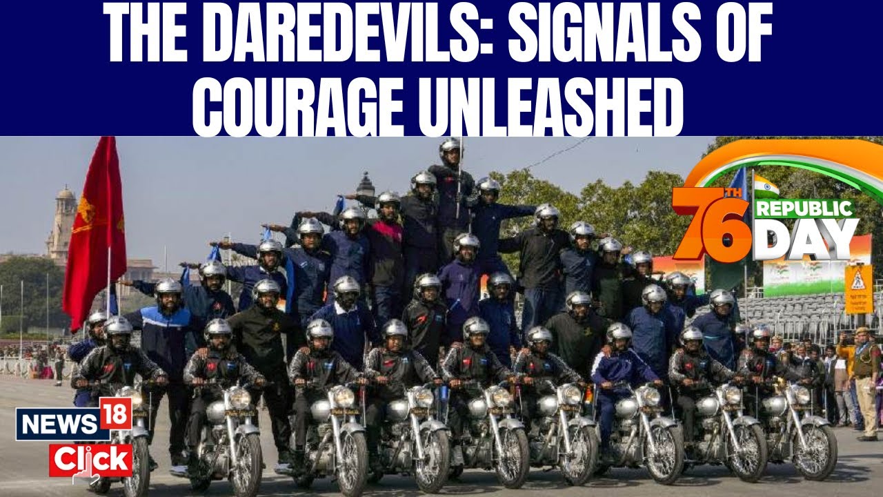 Republic Day 2025 | 'Dare Devils' Motorcycle Stunt Team Wows Crowd In ...