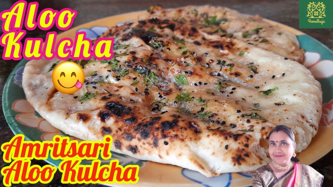 Aloo Kulcha | Amritsari Aloo Kulcha recipe | How to make Aloo Kulcha ...