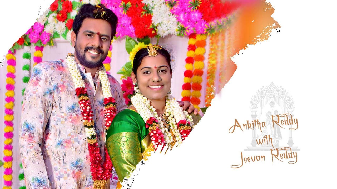 Ankitha Reddy with Jeevan Reddy // #wedding Live.... - YouTube