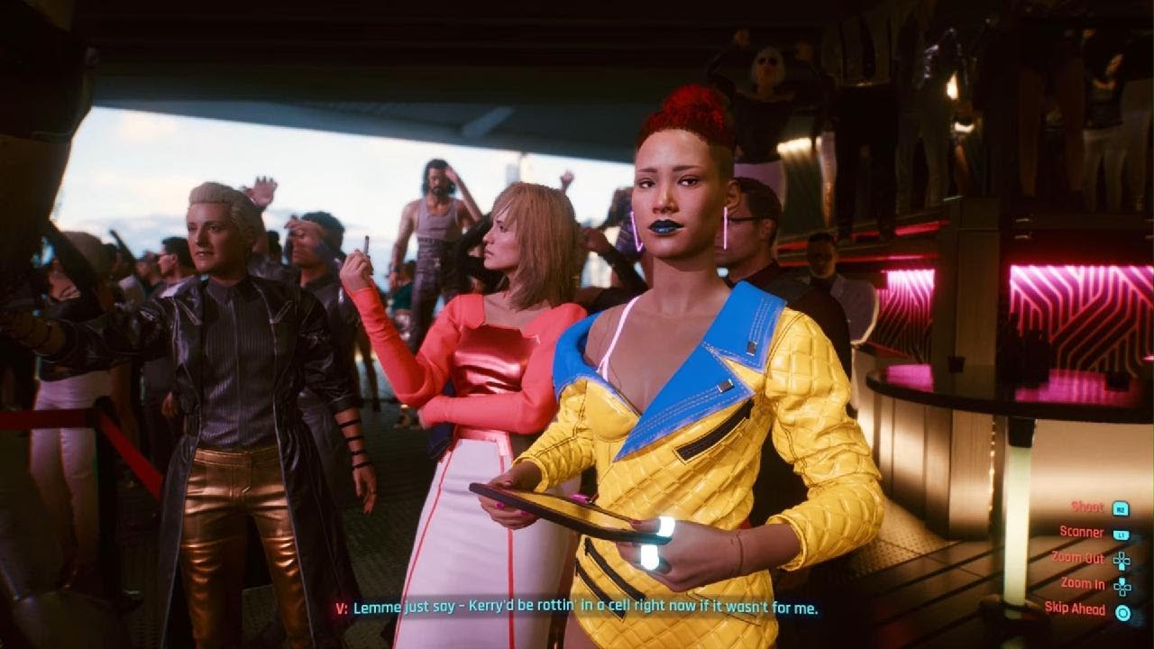 Cyberpunk 2077 What happens when you tell the news reporter Kerry ...