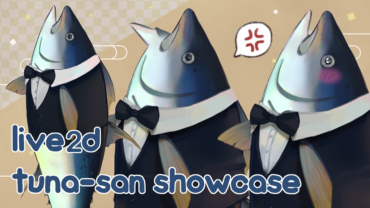 【Live2D Demo】 Tuna-San 【Pre-made VTuber】 - YouTube