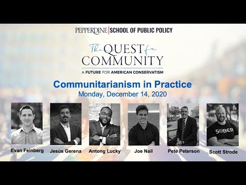 Quest for Community: Communitarianism in Practice - YouTube