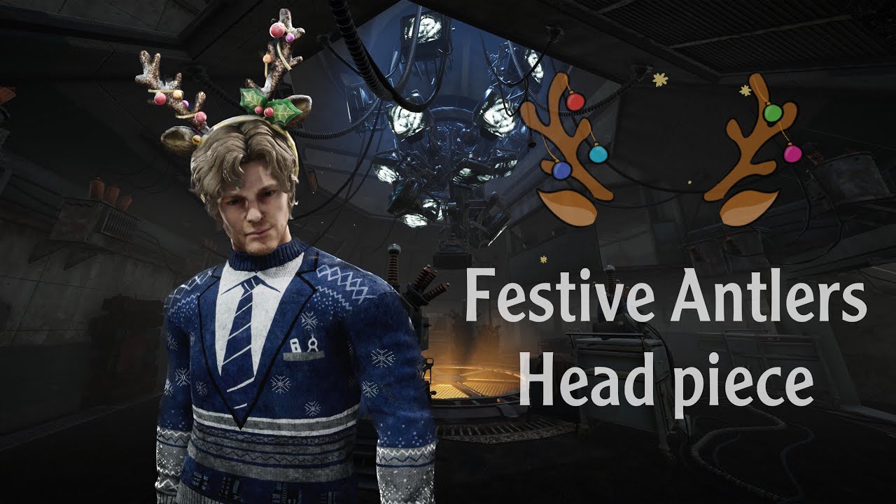 Dead by Daylight Felix Richter Festive Antlers (Head piece) - YouTube