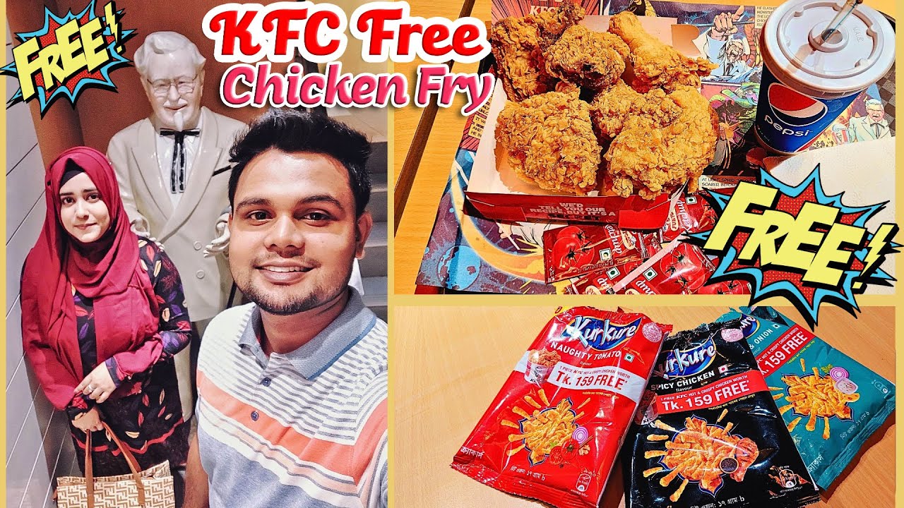 KFC Free Chicken Fry offer || KFC || Rafat & Shorna's Story - YouTube