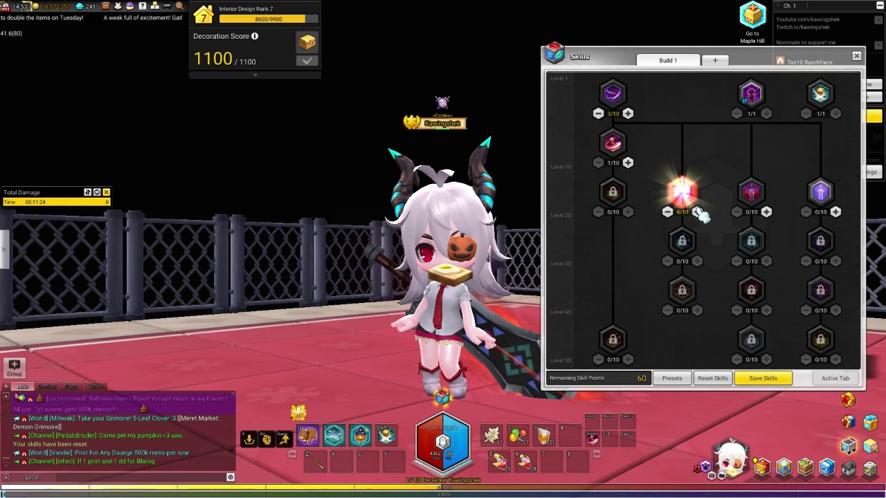 (Outdated) My Final Berserker Builds Update at 60 | Maplestory 2 - YouTube