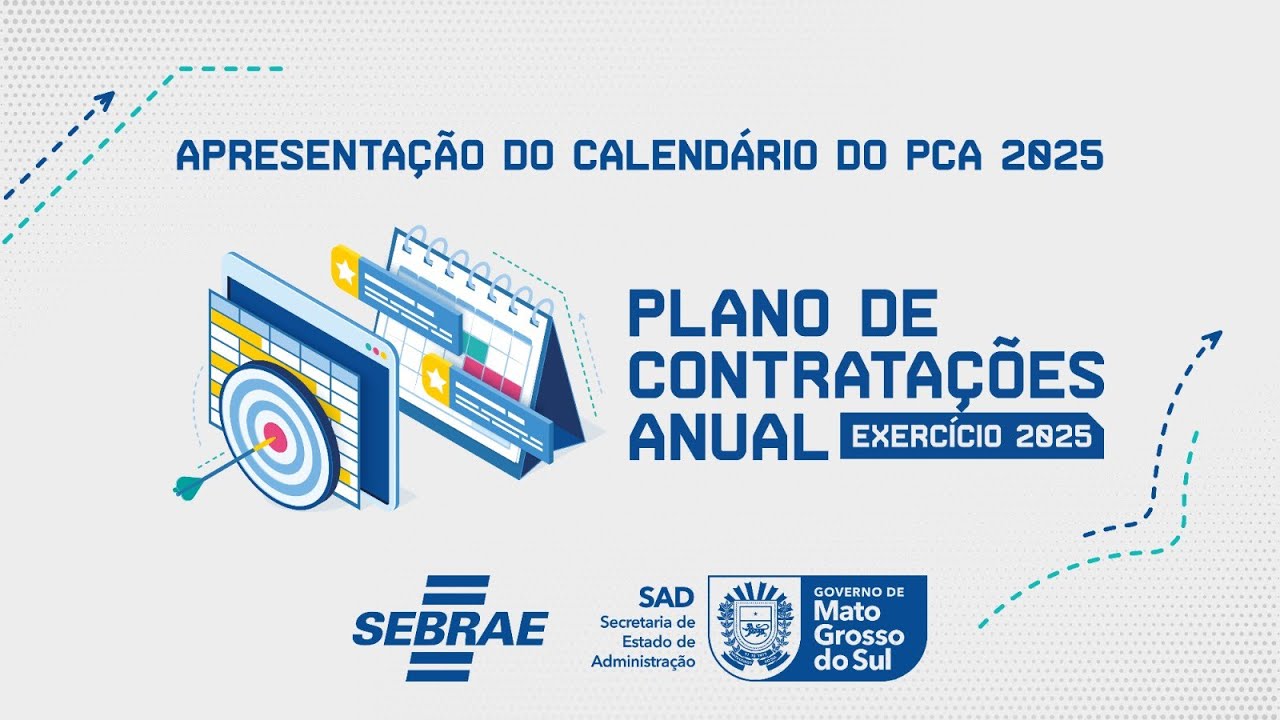 Lançamento do Calendário do PCA (Plano de Contrações Anual) 2025 - YouTube