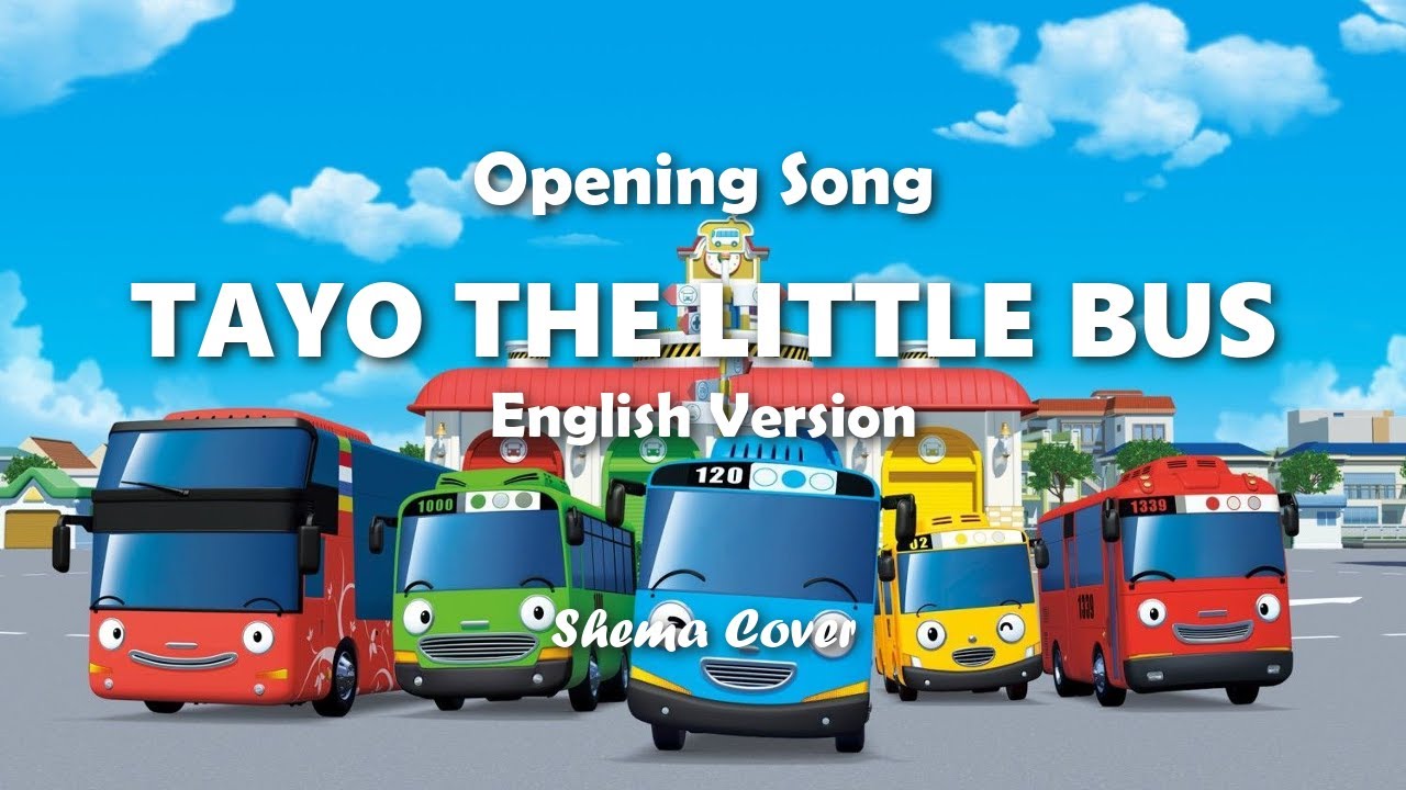 Hey Tayo English Version - Opening Song Tayo the Little Bus | Vocal ...