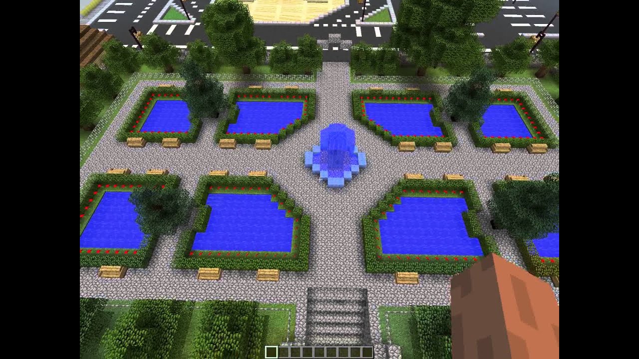 Modern Park-Minecraft - YouTube