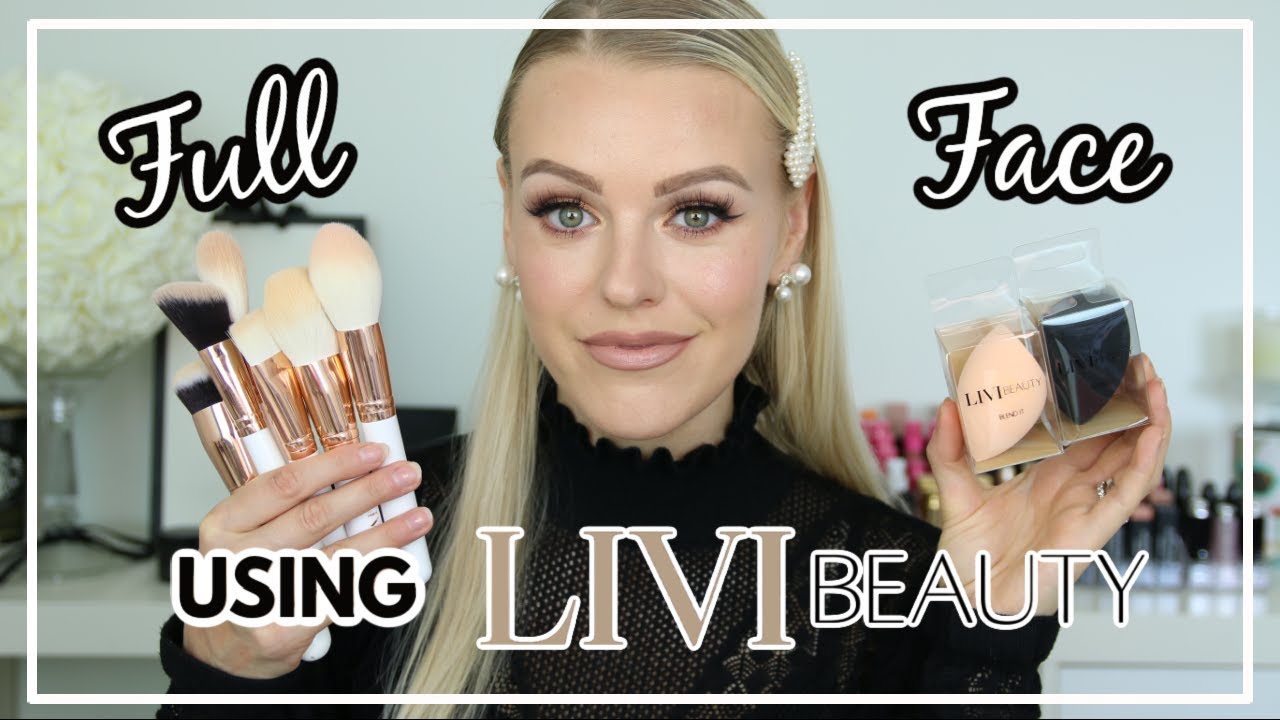 Full Face Using Livi Beauty ♡ The Complete Brush Collection - YouTube