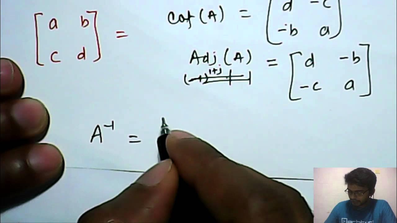 Mathematics: Adjoint & Inverse of Matrix - YouTube