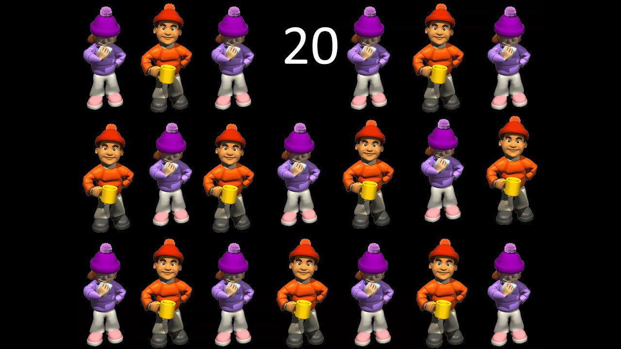 Christmas Numbers - Counting 1 to 20 - YouTube