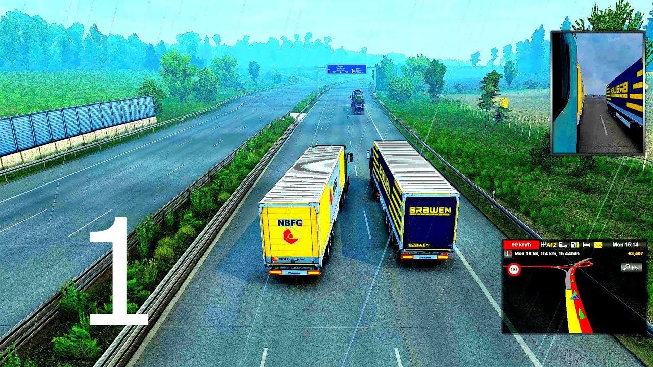 Euro Truck Simulator 2 ETS 2 Free To Use Gameplay | ETS 2 No Copyright ...
