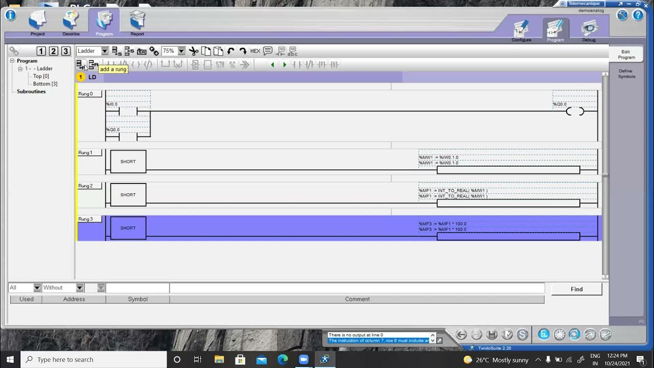 Tutorial-11 Analog PLC Programming - YouTube