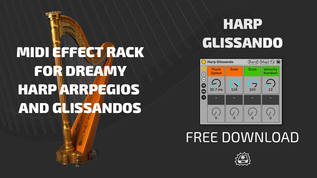 Harp Glissando MIDI Effect Rack (Free Download) | Side Brain - YouTube