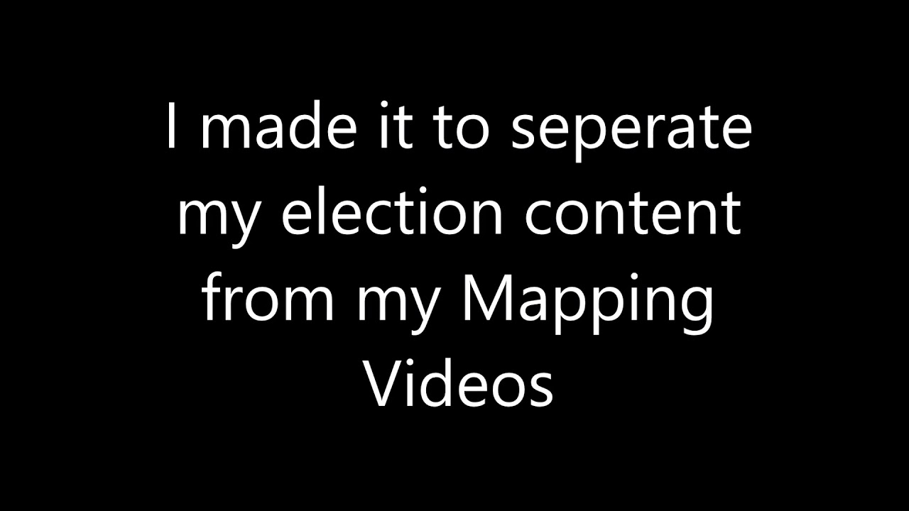 New Mapping Channel - YouTube