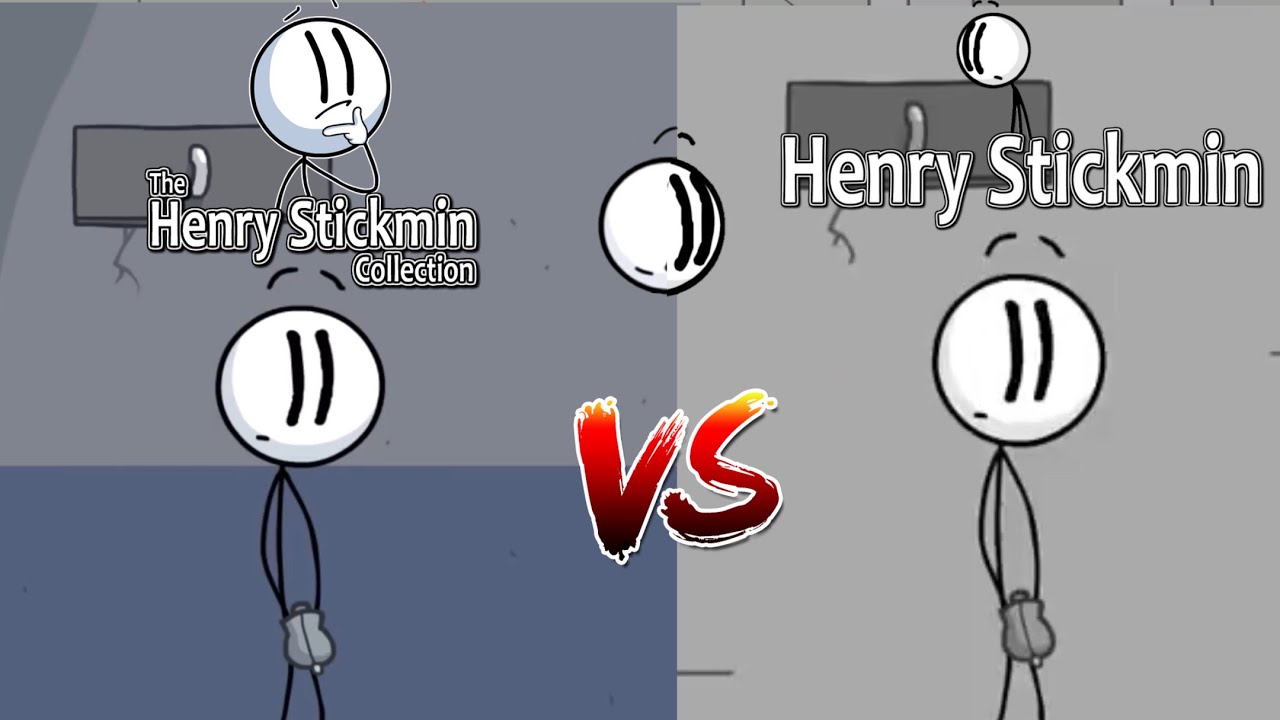 Henry stickmin Remaster VS Original fleeing the complex 🛖🔴 - YouTube